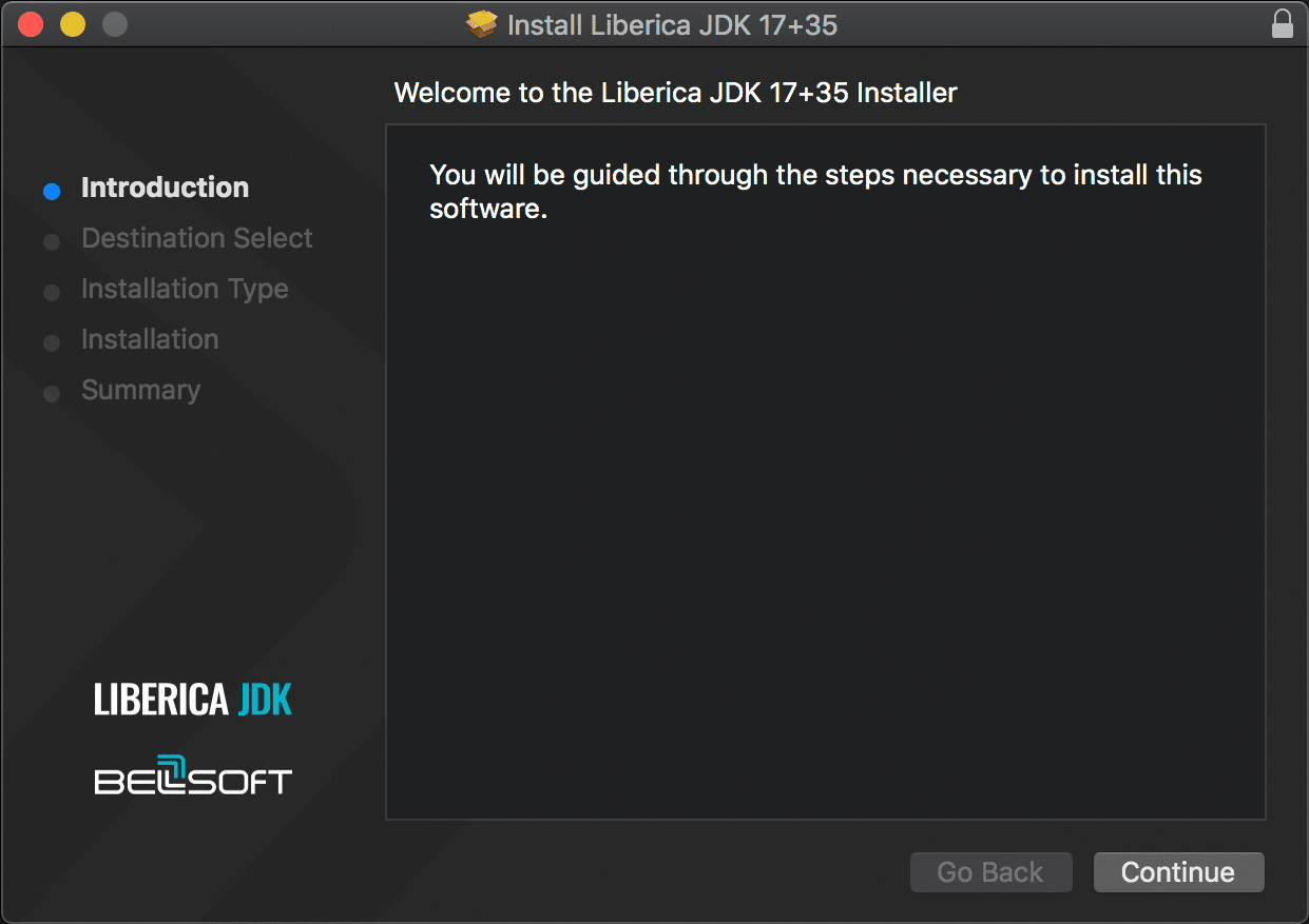 Liberica JDK 17.0.3.1+2 Install Guide