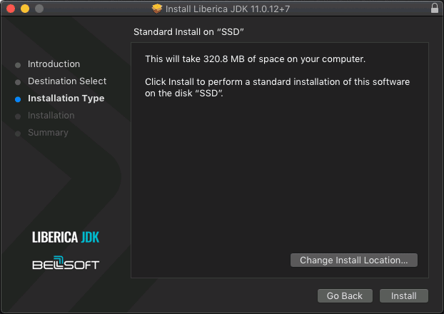 Liberica JDK 11.0.12+7 Install Guide