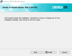 Liberica JDK 8u282+8 Install Guide