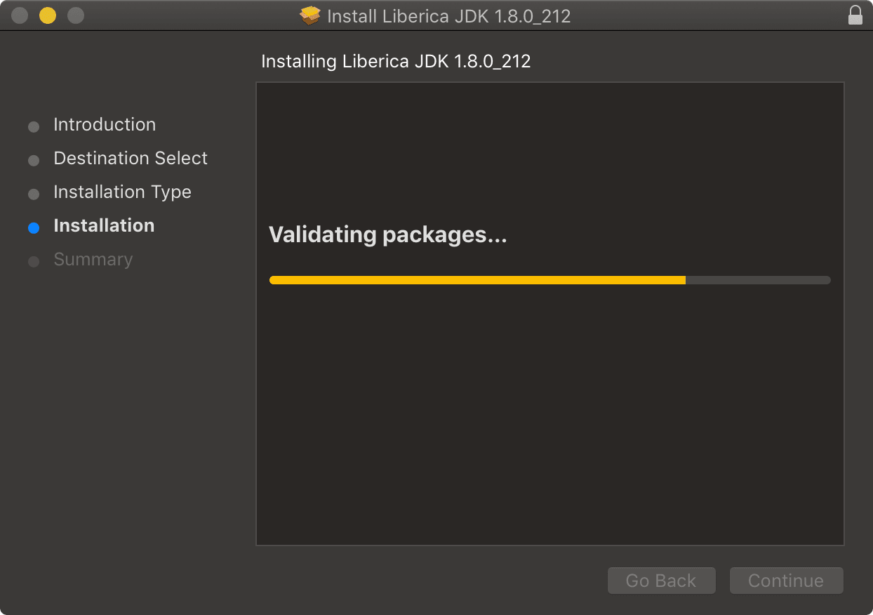 Liberica JDK 8u282+8 Install Guide