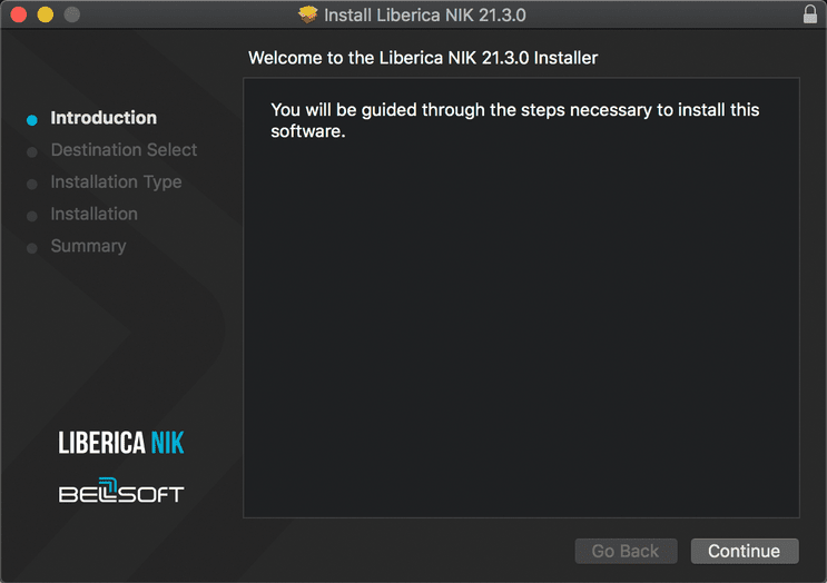Liberica NIK 21.3.3.1+1-11.0.17b7 Install Guide