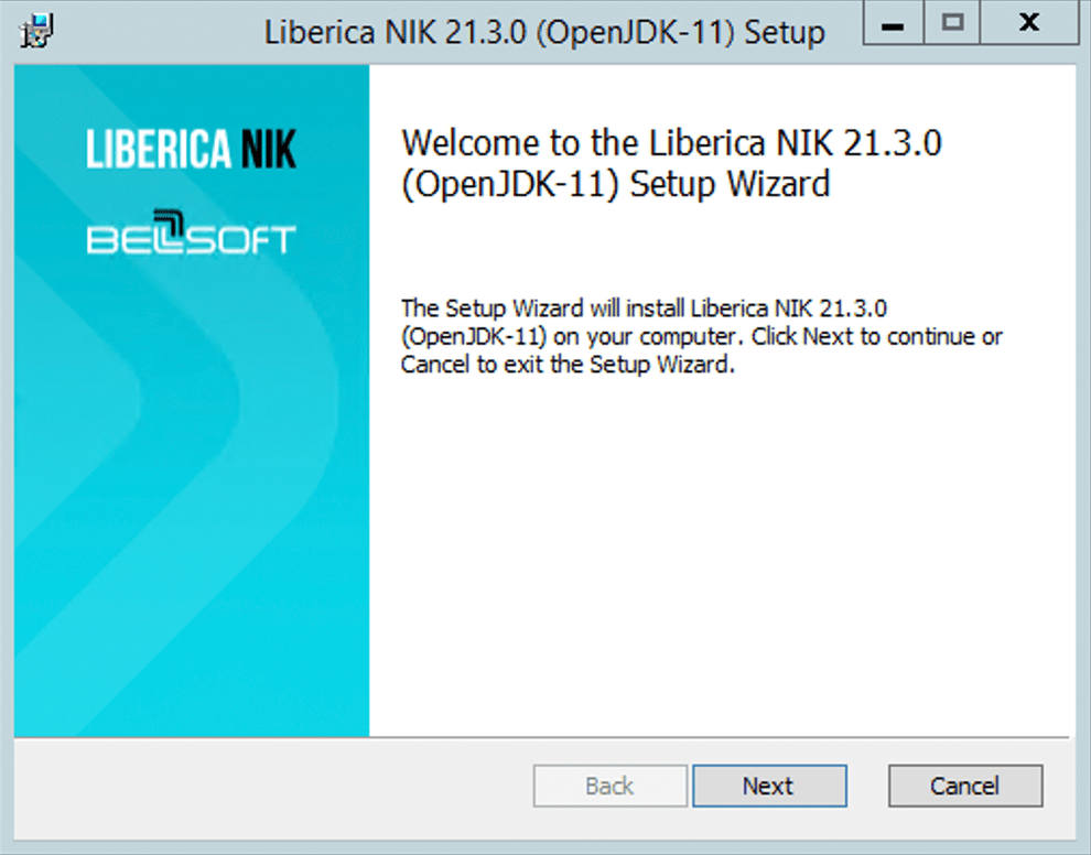 Liberica NIK 23.0.0+1-20.0.1b10 Install Guide