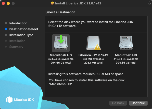 Liberica JDK 21.0.1+12 Install Guide