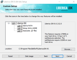 Liberica JDK 8u282+8 Install Guide