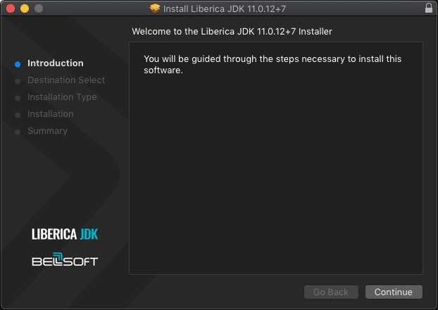 Liberica JDK 11.0.12+7 Install Guide