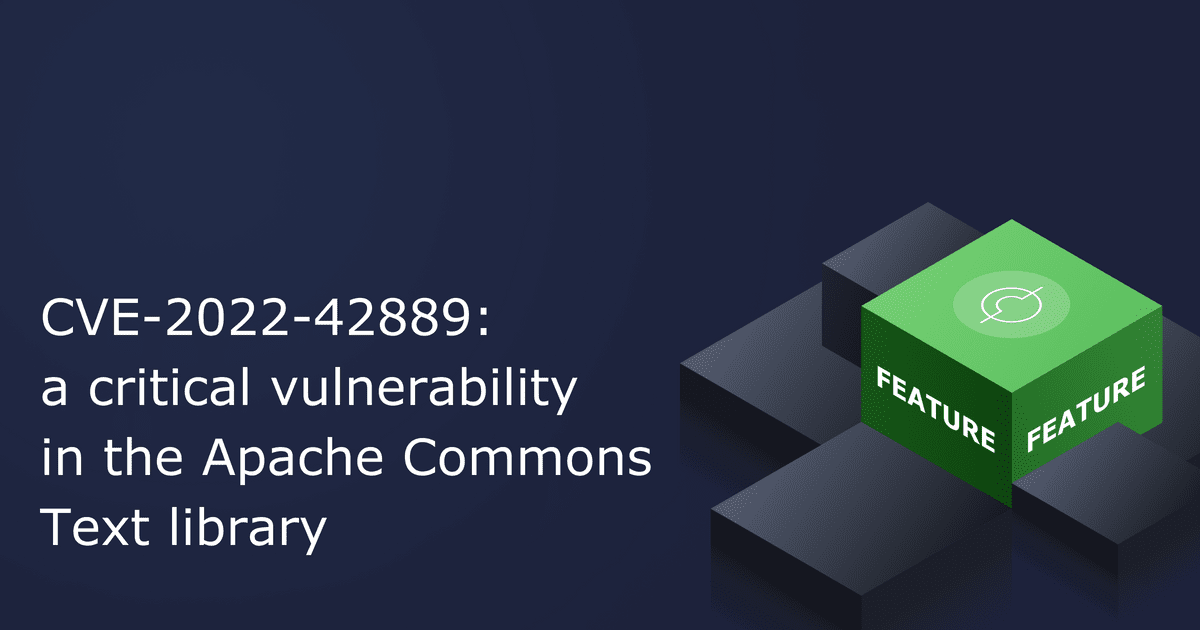 Text4Shell vulnerability in Apache Commons Text library Text4Shell vulnerability in Apache Commons Text library