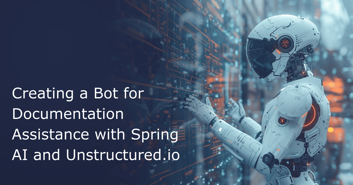 How to build an AI bot with Spring AI and Unstructured.io