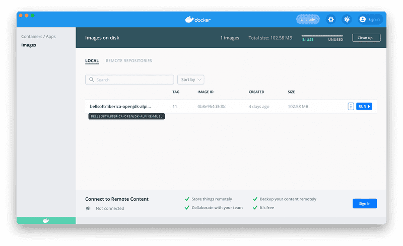 Docker Java coupling to click with Apple Silicon | BellSoft Java