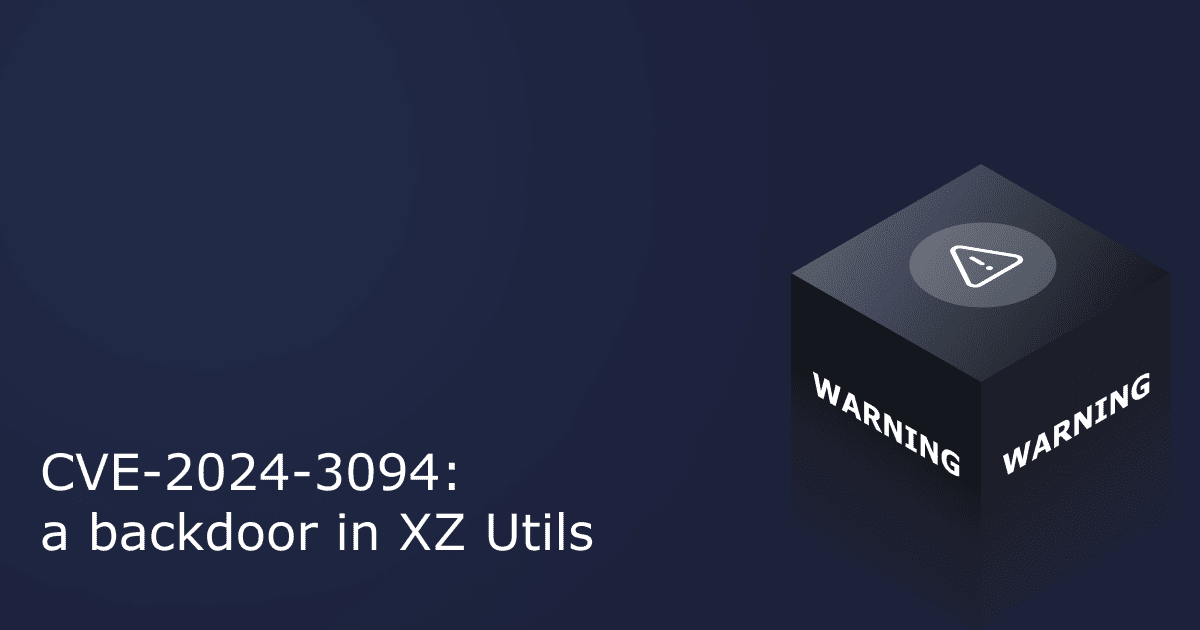 A critical vulnerability in the xz-utils library