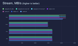 Best distribution for Linux containers: Alpaquita performance study