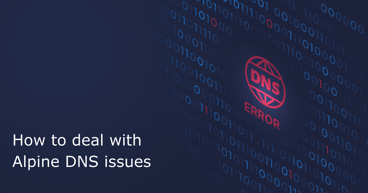 Solving DNS issues in musl
