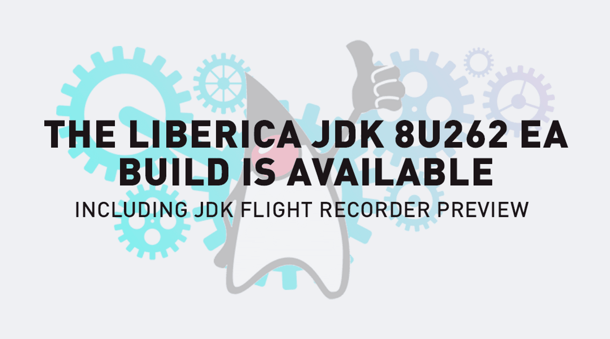Liberica JDK 8 with JDK Flight Recorder support preview is available ...
